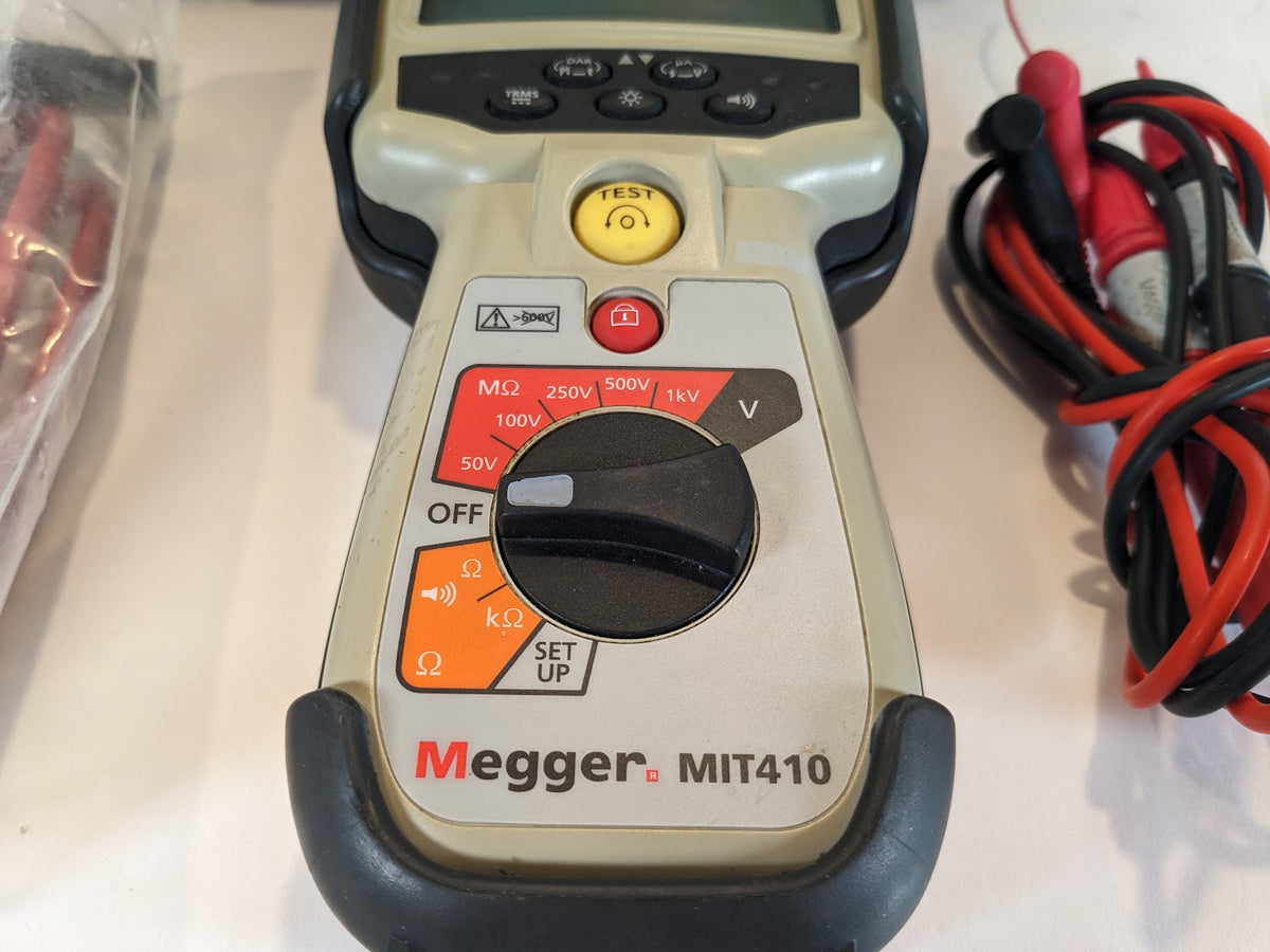 Megger MIT410 with Case and Leads – International Surveying