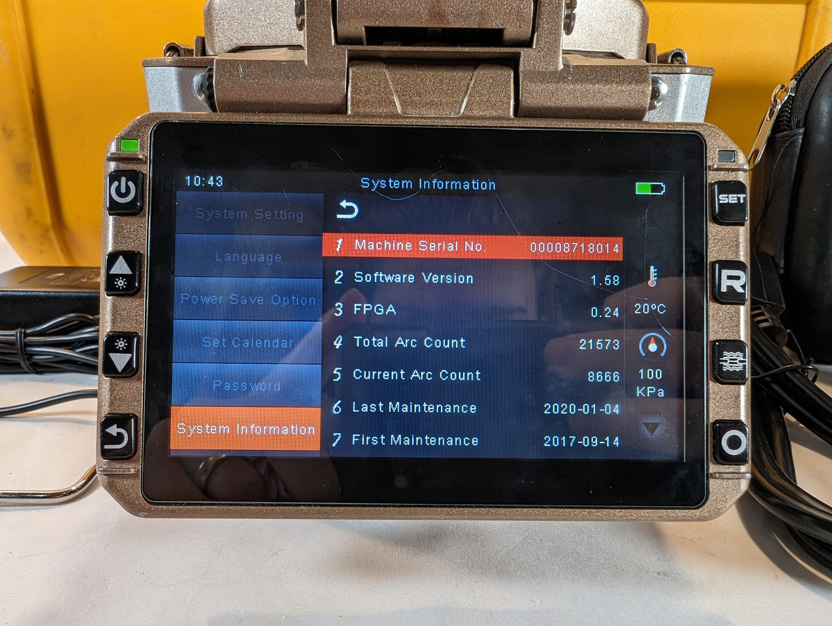 Fiberfox Mini 6S Fusion Splicer Kit; Mini 50GB+ Cleaver – International ...