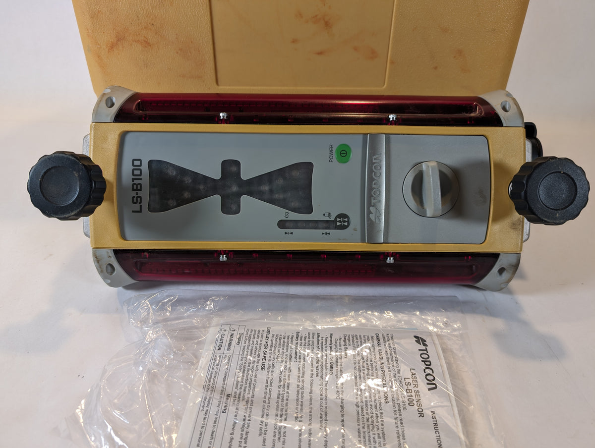 Topcon ls-B100 Laser Level Receiver - Backhoe, Dozer, Trimble, Spectra ...
