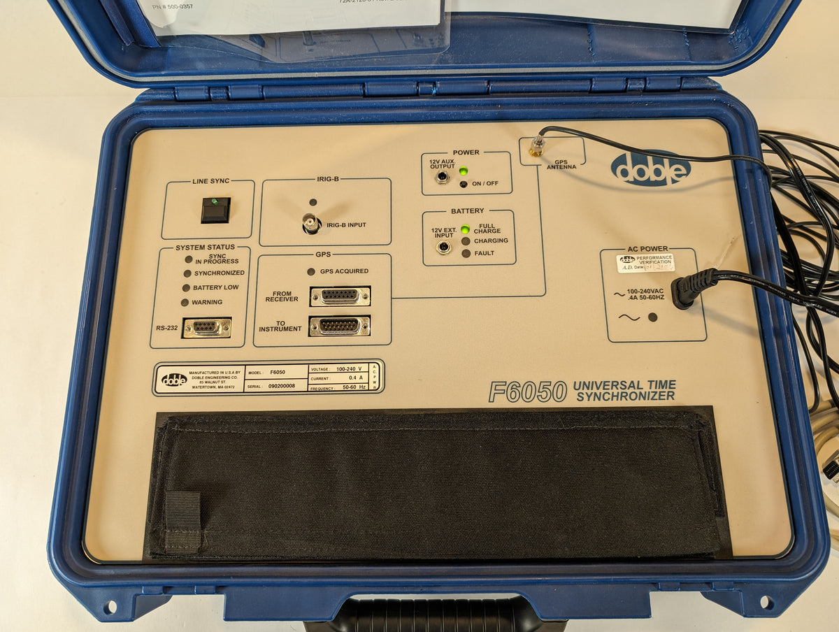 DOBLE F6050 UNIVERSAL TIME SYNCHRONIZER – International Surveying