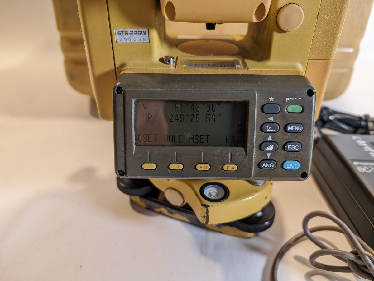 Topcon GTS-236W Total Station, Surveying, Sokkia,Trimble, ‏Leica, Niko ...