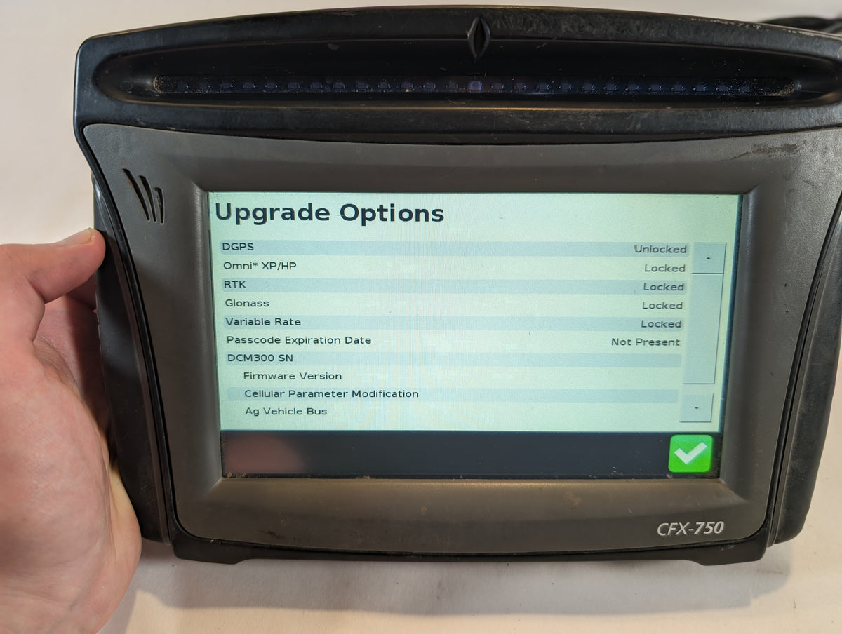 Trimble Display, Receiver CFX 750 DGPS – International Surveying