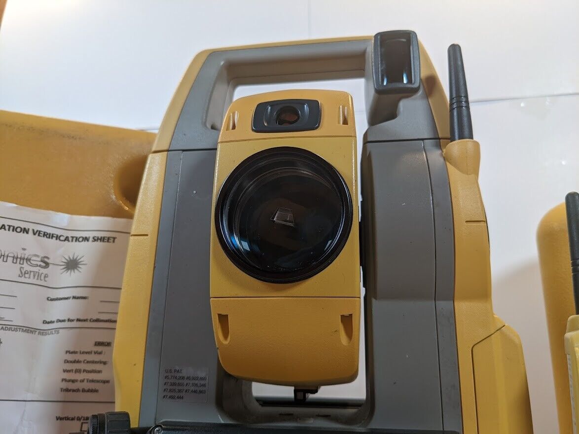 Topcon DS-201AC 1" Robotic,RC5 & ATP-1 Prism Calibrated Total Station ...
