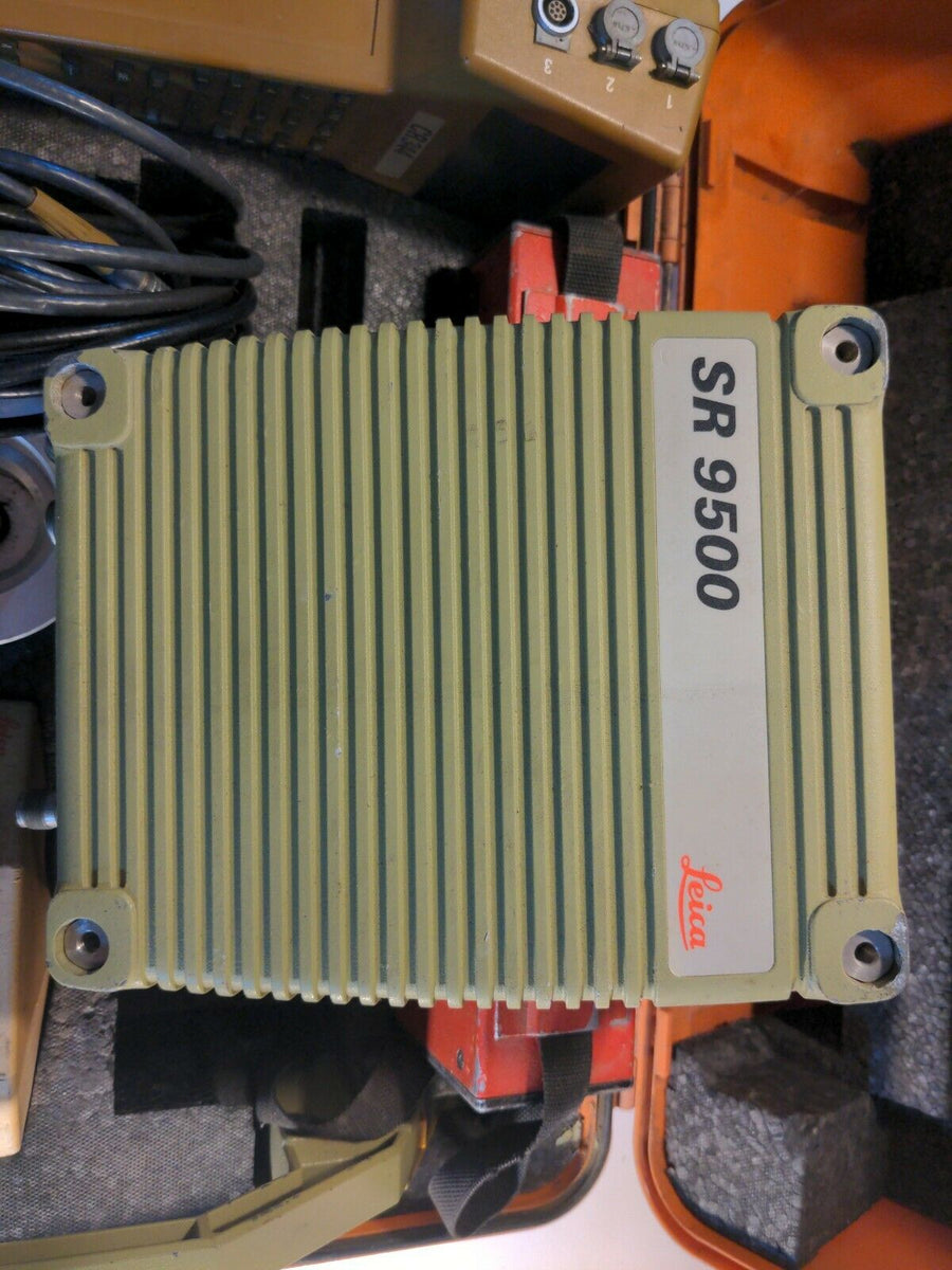 LEICA GPS 300 SR9500 AT302 Cables ect. W/ CASE – International Surveying
