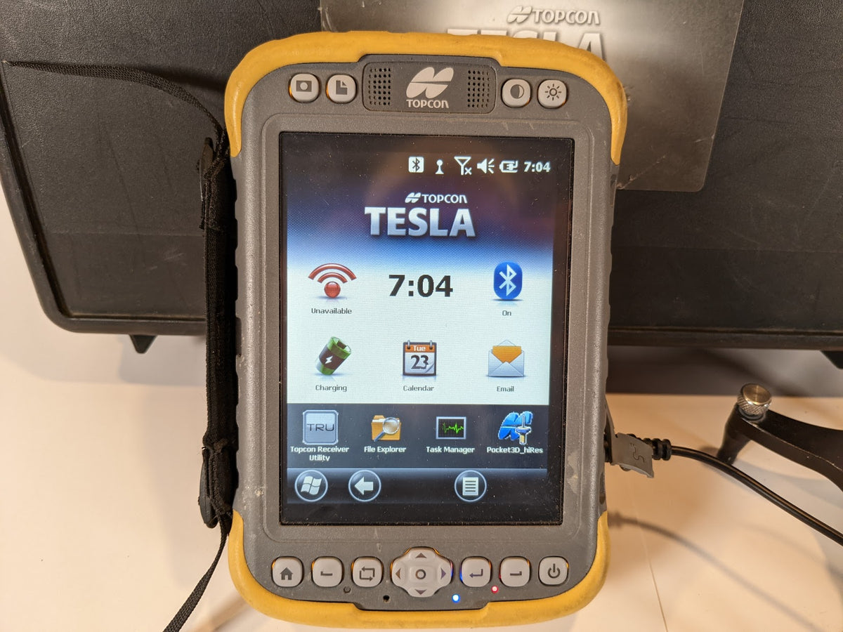 Topcon Tesla Controller Pocket 3D Full Unlocks Range, RTK, Optical, To ...