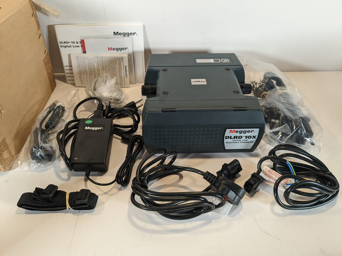 Megger Dlro-10X Micro Ohm Meter,1.9999M Ohms-1999.9 Ohms With Handspik ...